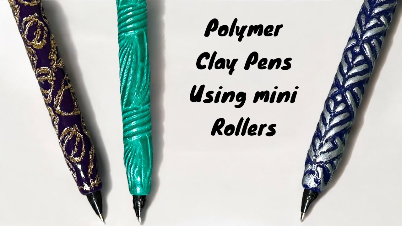 Easy Polymer clay pen tutorial - YouTube
