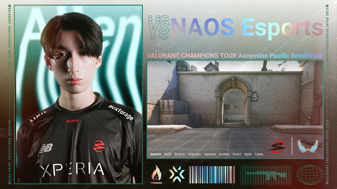 Allen vs NAOS Esports 4kills - VCT 2023 Ascension Pacific Semifinals ...