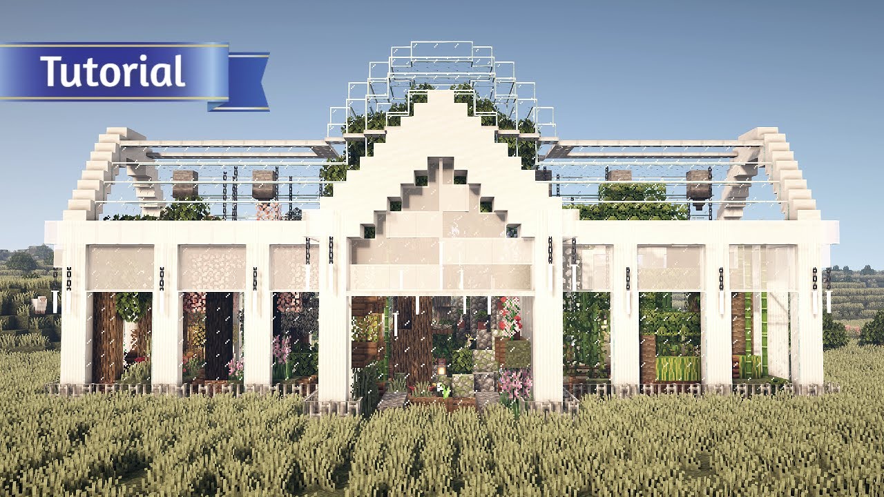 Minecraft : How to Build a Greenhouse With Four Seasons | Build ...