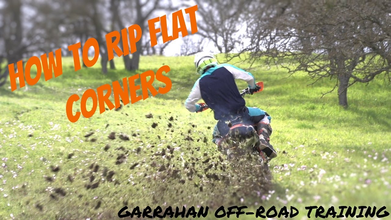 Riding Tip: Flat Corners with Brian Garrahan Off-Road Training - YouTube