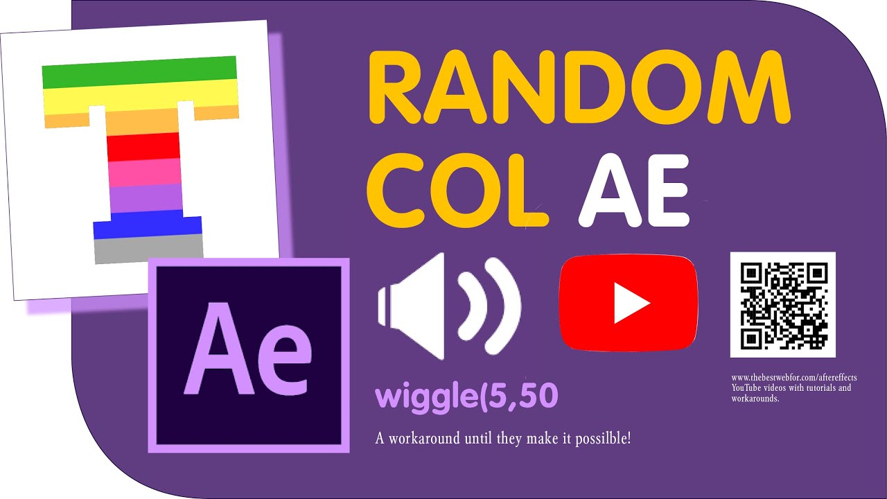 AE Random colours in after effects Random Colored Text - YouTube