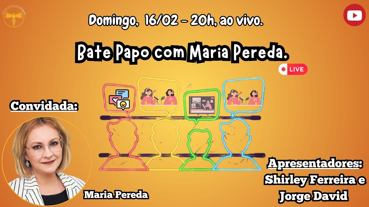 Bate Papo Com Maria Pereda.- Maria Pereda - YouTube