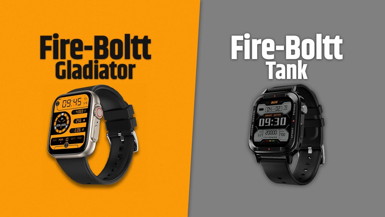 Fire-Boltt Gladiator VS Fire-Boltt Tank | Full Comparison - YouTube