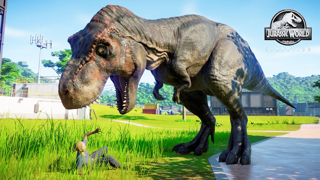 Tyrannosaurus Rex Eating a Guy | Tyrannosaurus VS Ceratosaurus ...