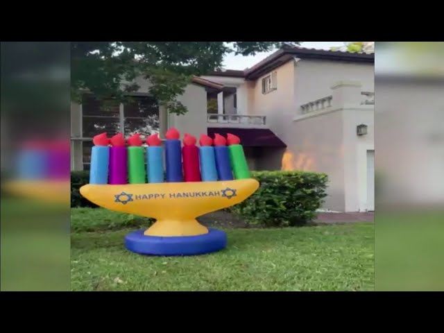 Inflatable Menorah Yard TURNMEON 6 Foot Inflatable Hanukkah Menorah