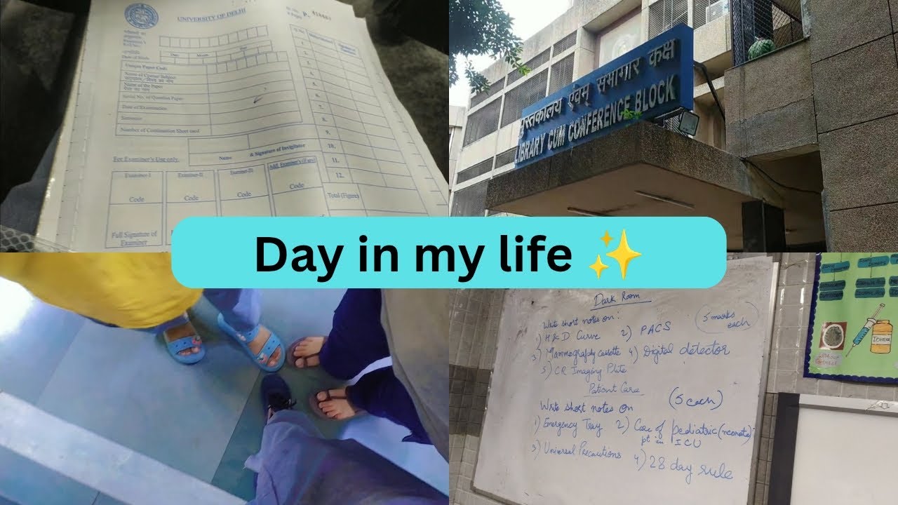 A Day in my Life ️🙂 | Internal Exam 🧾| Exam preperation 🤧 | Bsc ...