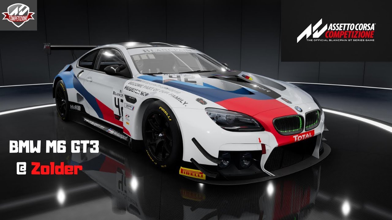 ASSETTO CORSA COMPETIZIONE Gameplay - BMW M6 GT3 @ Zolder Belgium (no ...