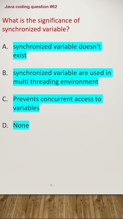 #62 Java interview questions and answers| java multithread #codingshorts # ...