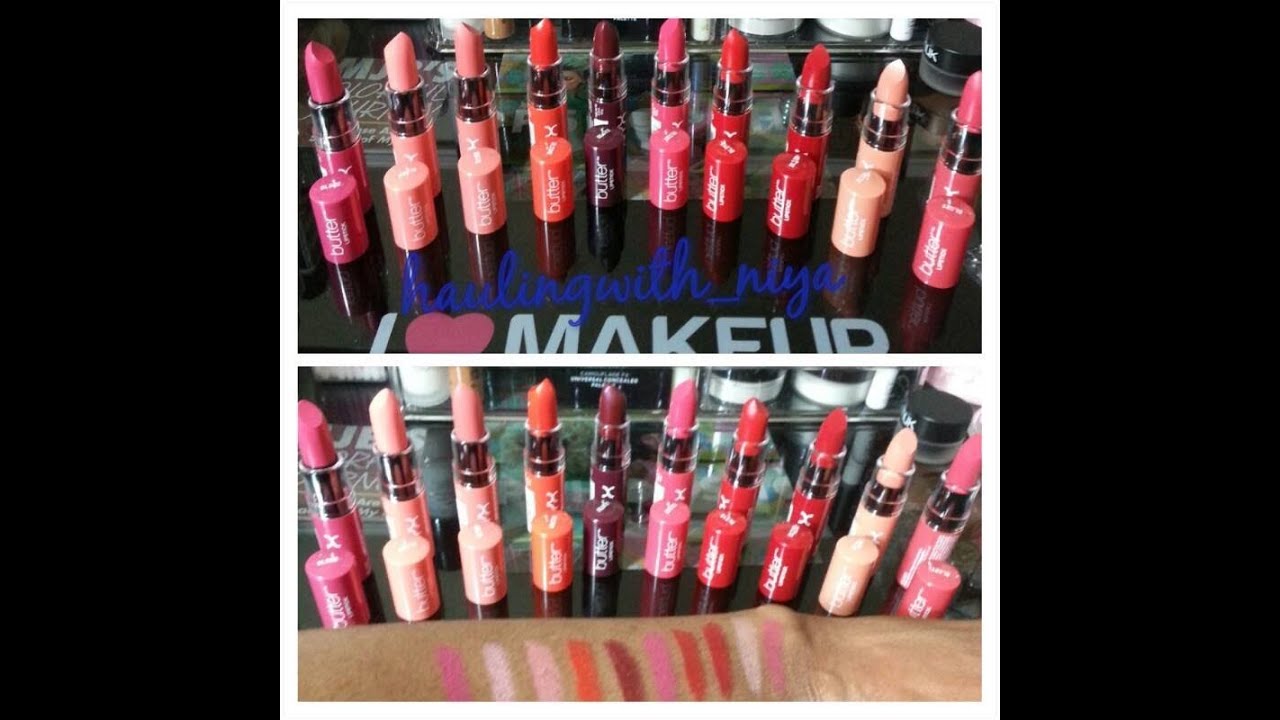 NEW NYX MATTE &BUTTER LIPSTICKS - YouTube