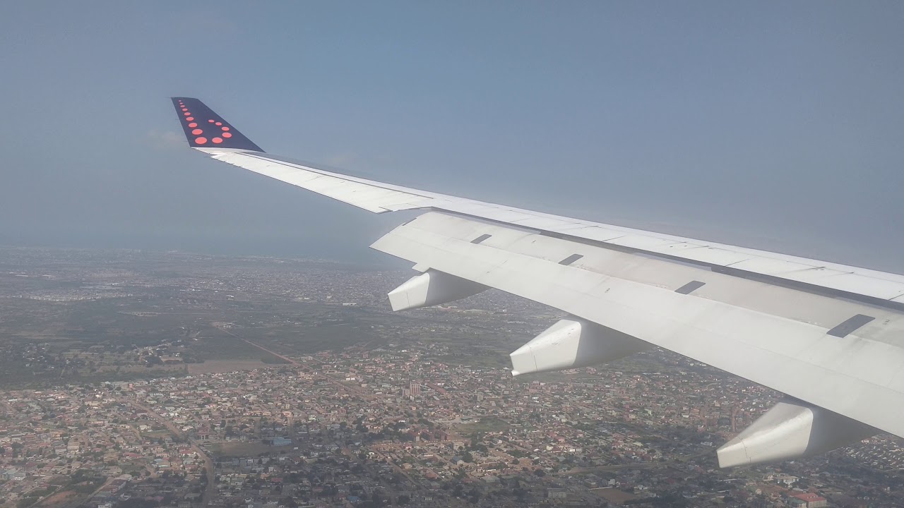 Brussels Airlines Brussels to Accra Flight SN277 A330-300 - Landing ...