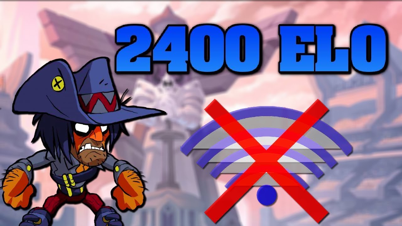 Ranked Gnash 2400 elo, Brawlhalla Crashes mid match - YouTube