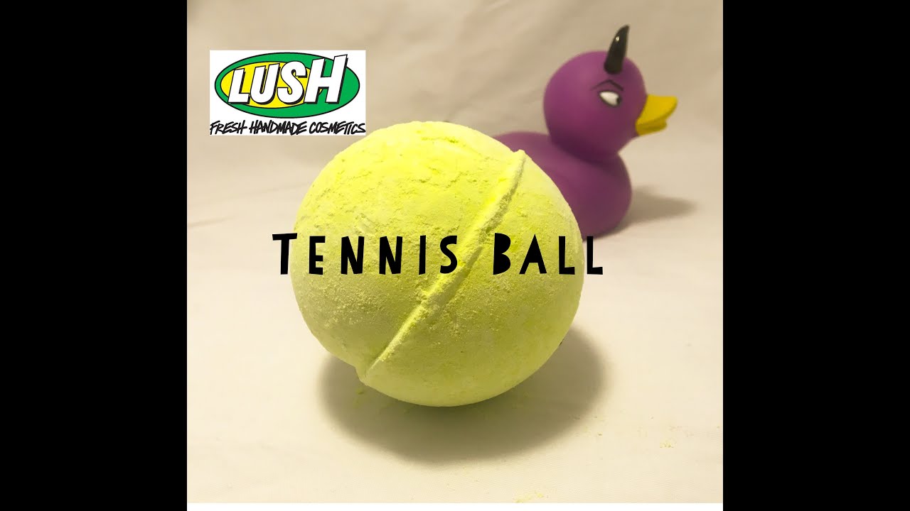 Lush 'Tennis Ball' bath bomb - YouTube
