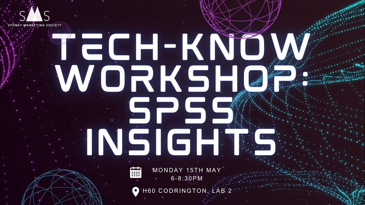 Tech-Know Workshop: SPSS Insights - YouTube