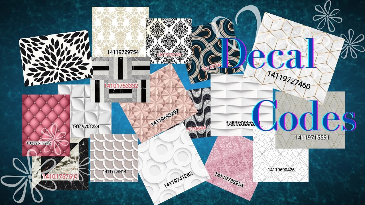 Decals Codes ROBLOX / Work at a Pizza Place - YouTube