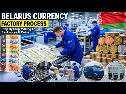Belarus Currency Factory Process | How Ruble Banknotes & Coins Are Made