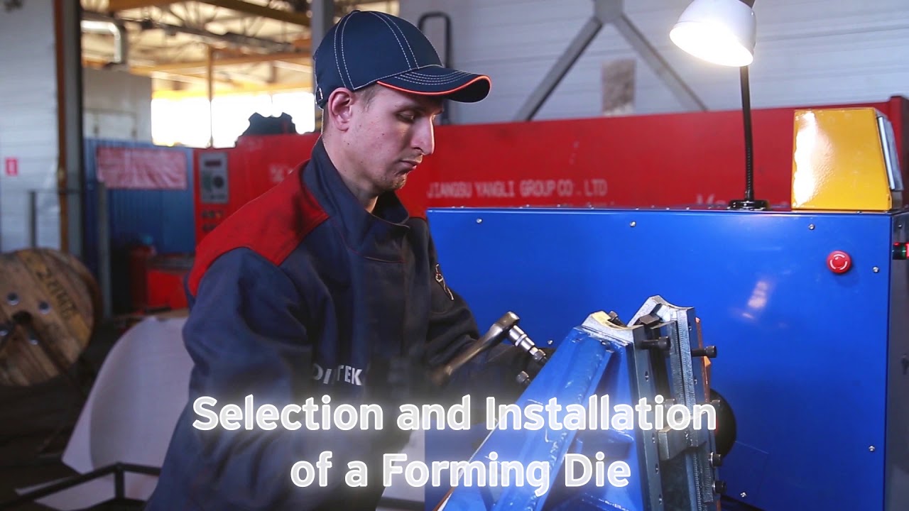 Auger & Screw Flight Forming Machines DINTEK series - YouTube