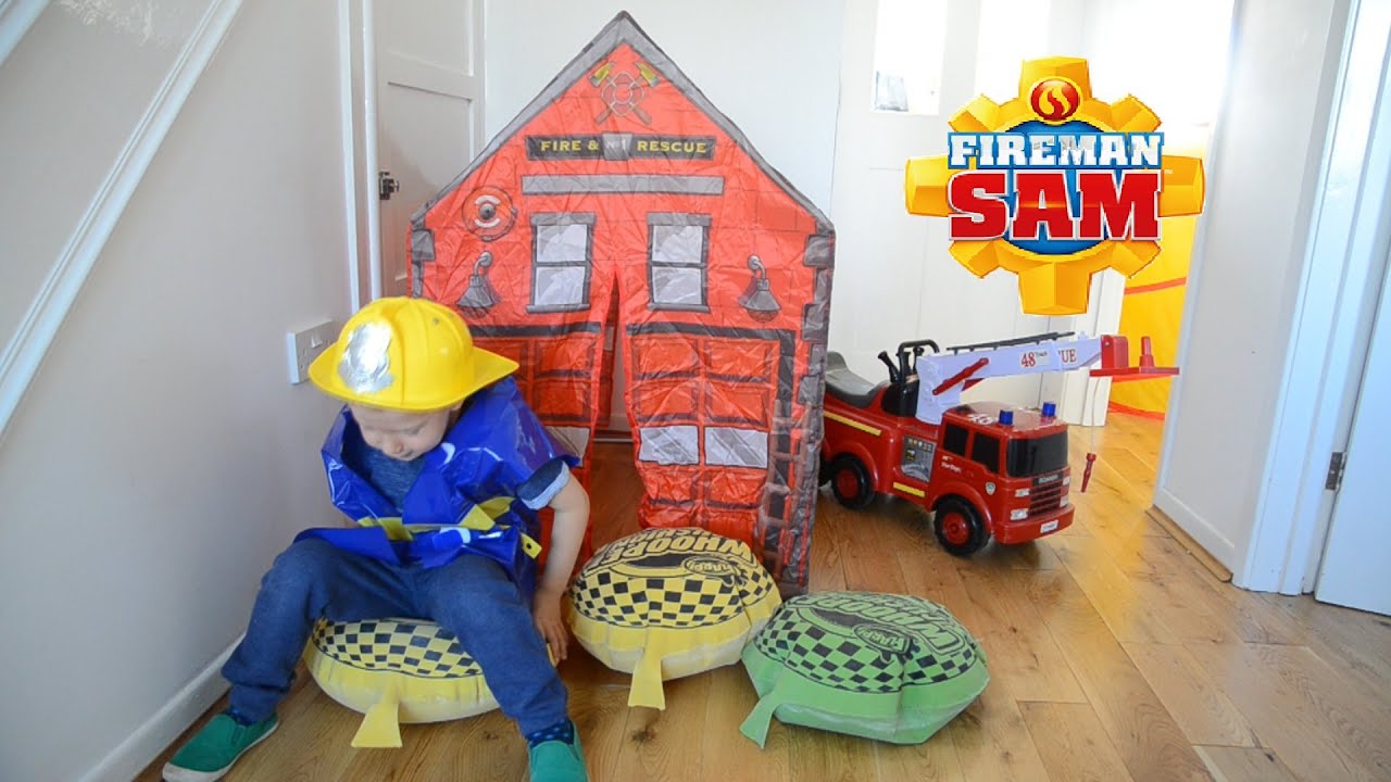 Worlds Biggest Farting Fireman Sam Fire engine Fireman funny video ...