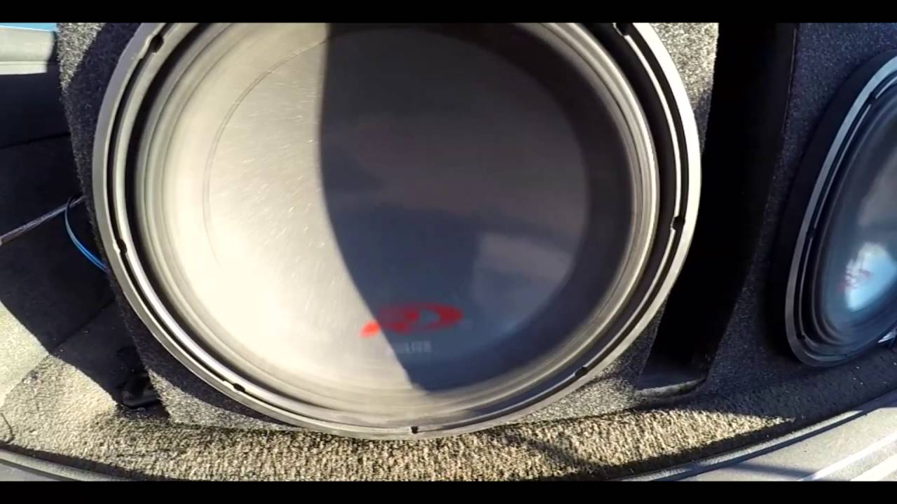 2 12" alpine type R subs - YouTube