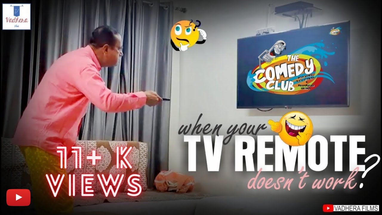 When Your TV Remote Doesn't Work? || Comedy Short Film 2021 || @Vadhera ...