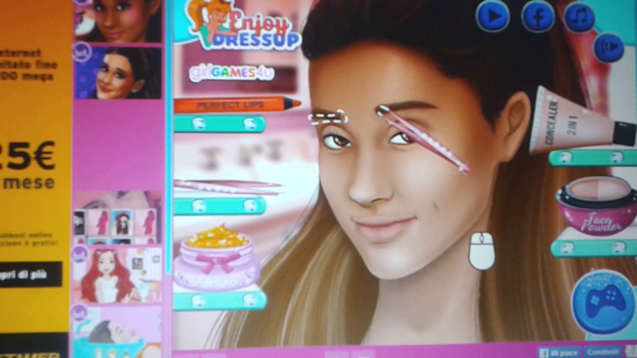 Il gioco di ari (real make-up) - YouTube