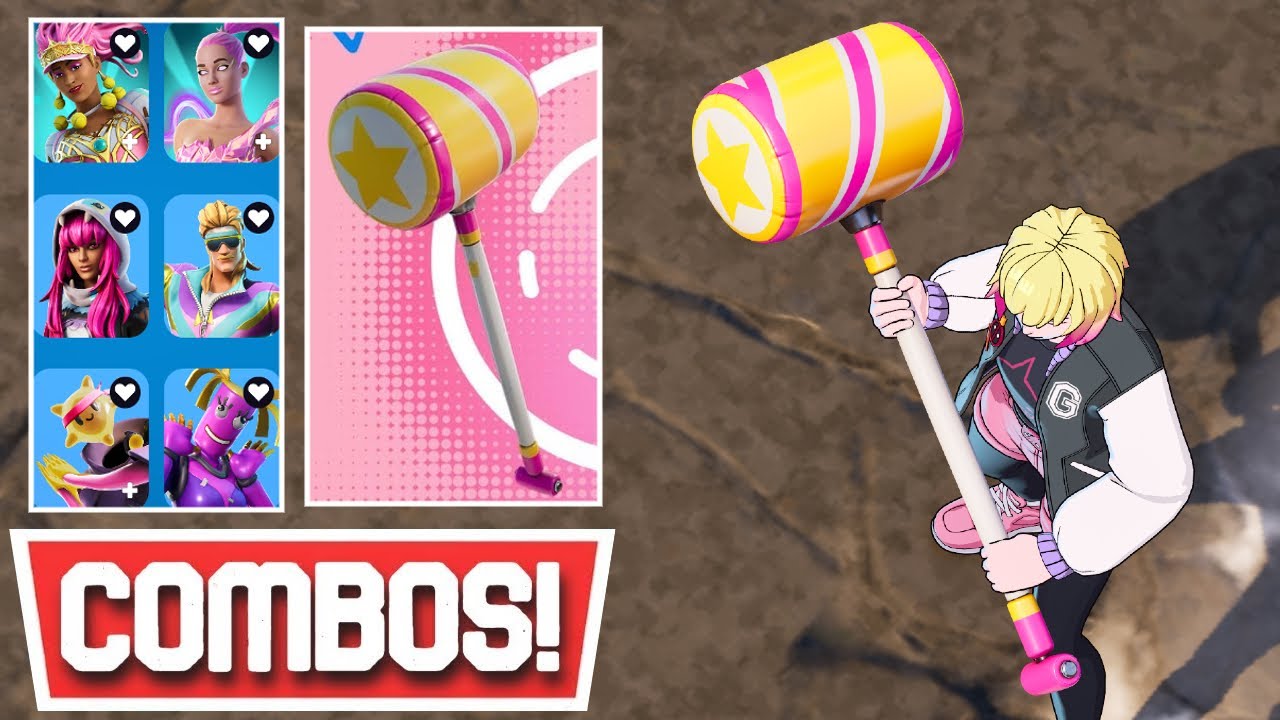 *NEW* BEST YEETUS HAMMER PICKAXE COMBOS [FALL GUYS X FORTNITE ...