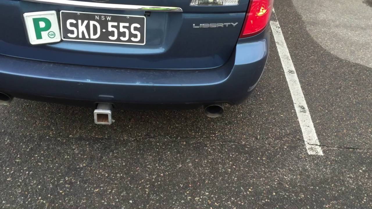 Subaru Liberty H6 6K RPM Launch Control - YouTube