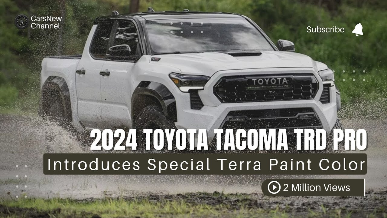 Toyota Tacoma TRD Pro 2024 Introduces Special Terra Paint Color - YouTube