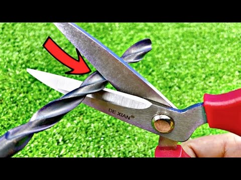 How to Sharpen Scissors in 10 Seconds - 6 Amazing Methods