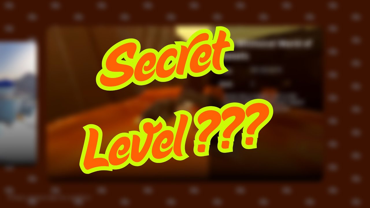 How to unlock the secret level in speedrun academy - YouTube