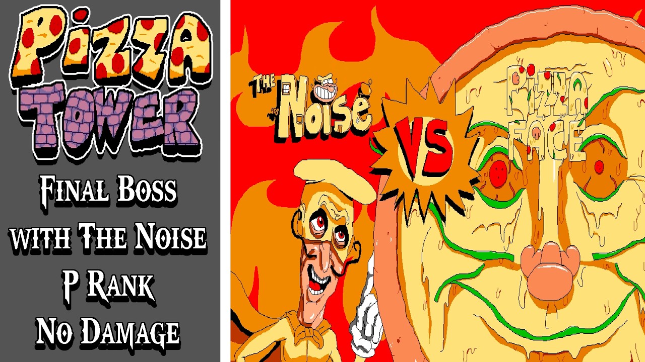 Pizza Tower - Final Boss With The Noise (P Rank, No Damage) - YouTube