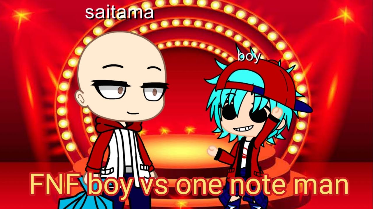 boy and friends reacts to fnf vs one note man saitama - YouTube