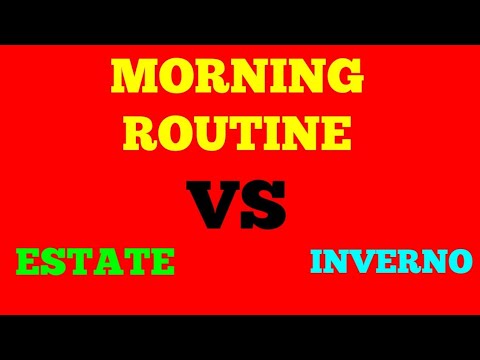 MORNING ROUTINE-INVERNO VS ESTATE!! Voi quale preferite?? - YouTube