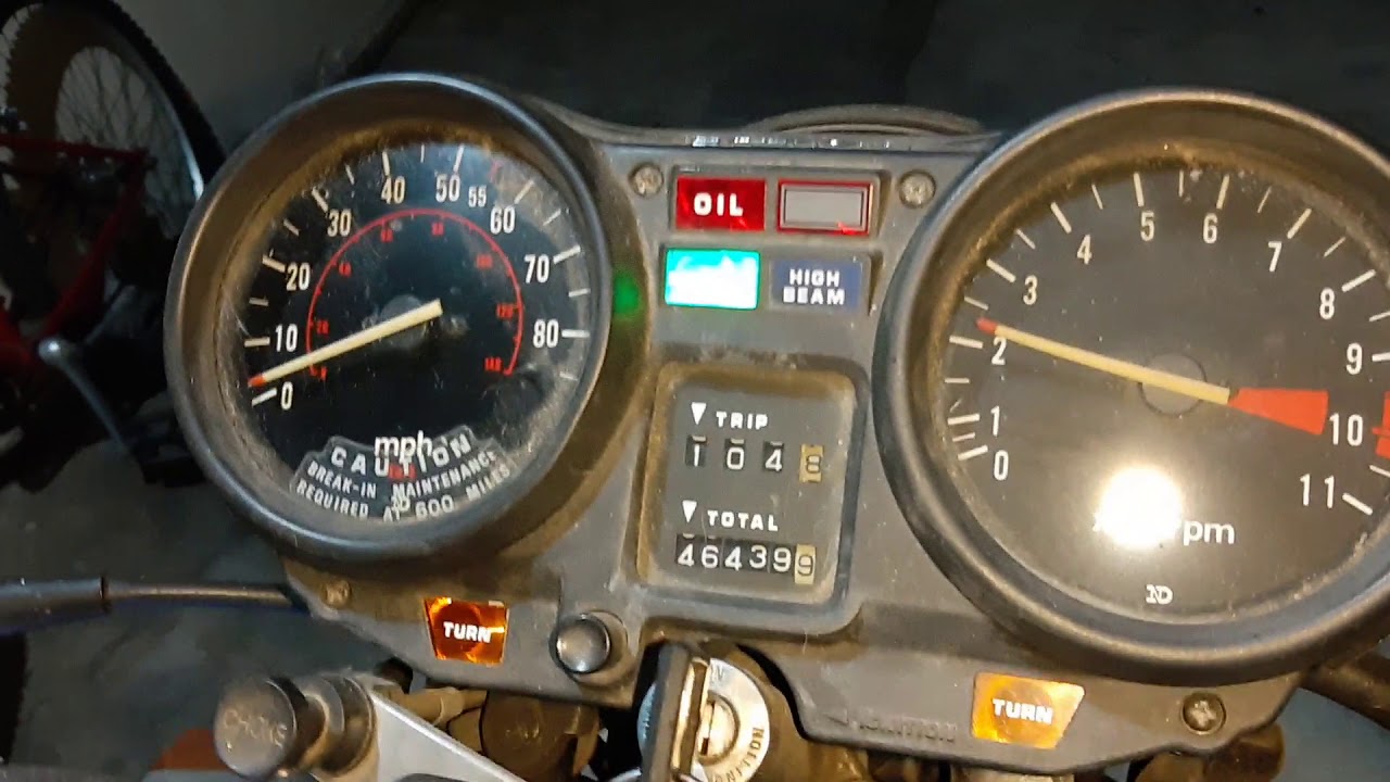Honda CB 750 F 1981 arrancando/prueba - YouTube