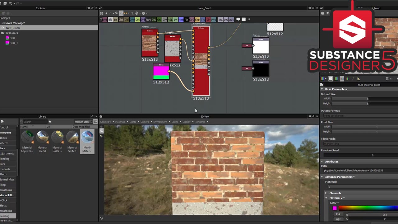 How to use color ID mask in substance designer for 3dMax - YouTube
