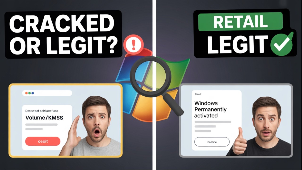 Check If Your Windows License Is REAL or FAKE (Windows 10/11) - YouTube