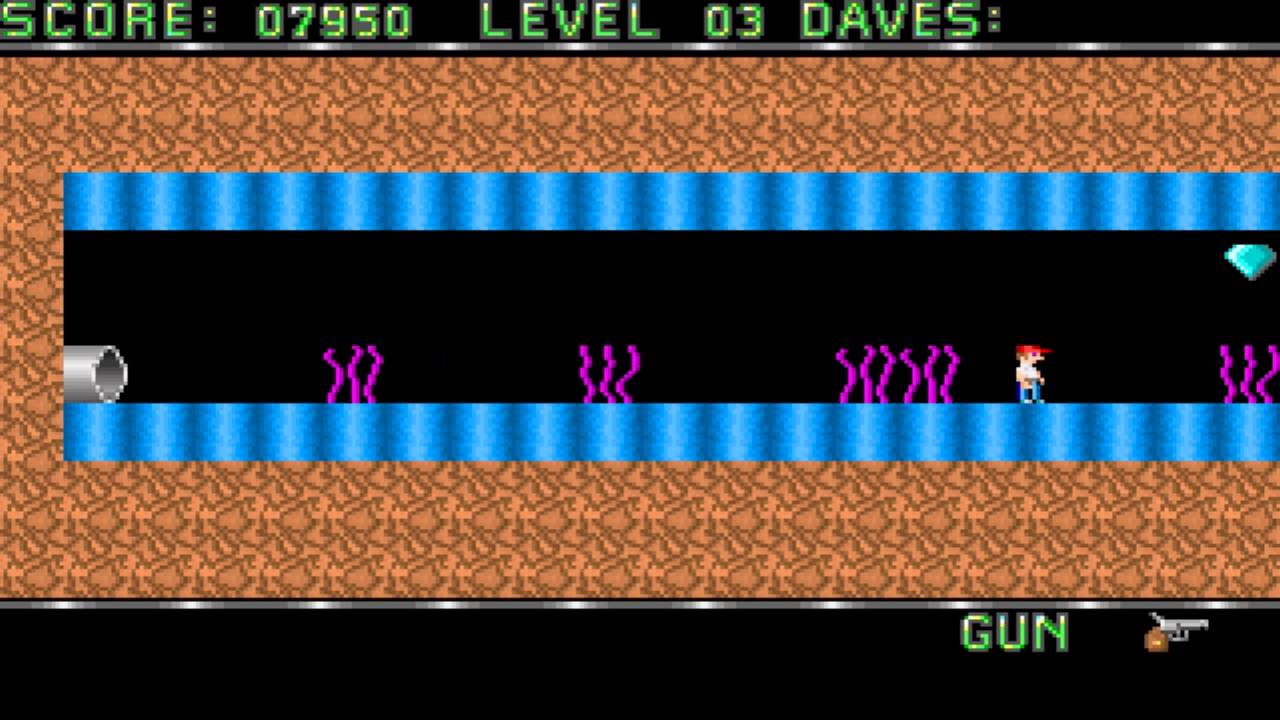 dangerous dave (MS DOS) - YouTube