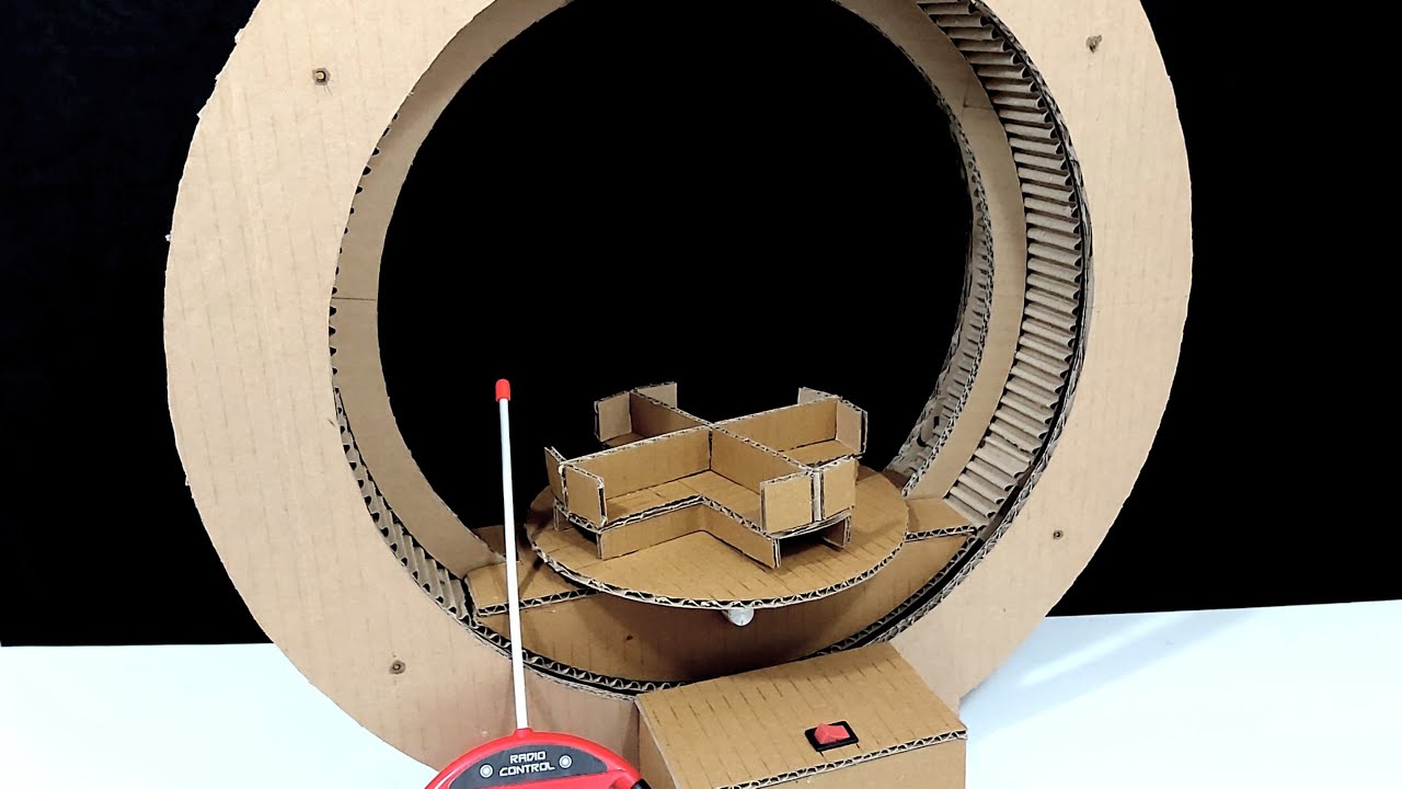 How to Make a Amusement park Ride from Cardboard - YouTube