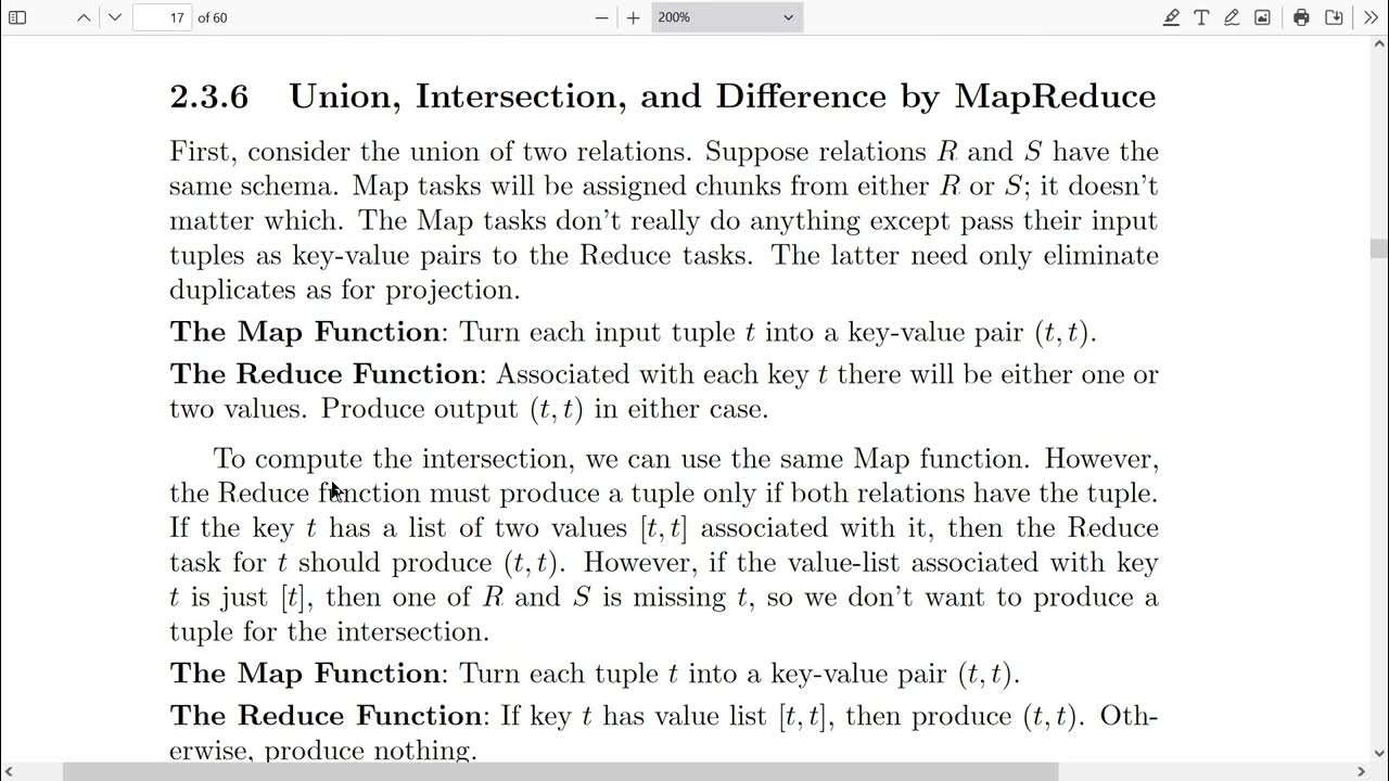 Bài 1.5.14 lập trình Union, Intersection, và Difference với MapReduce ...
