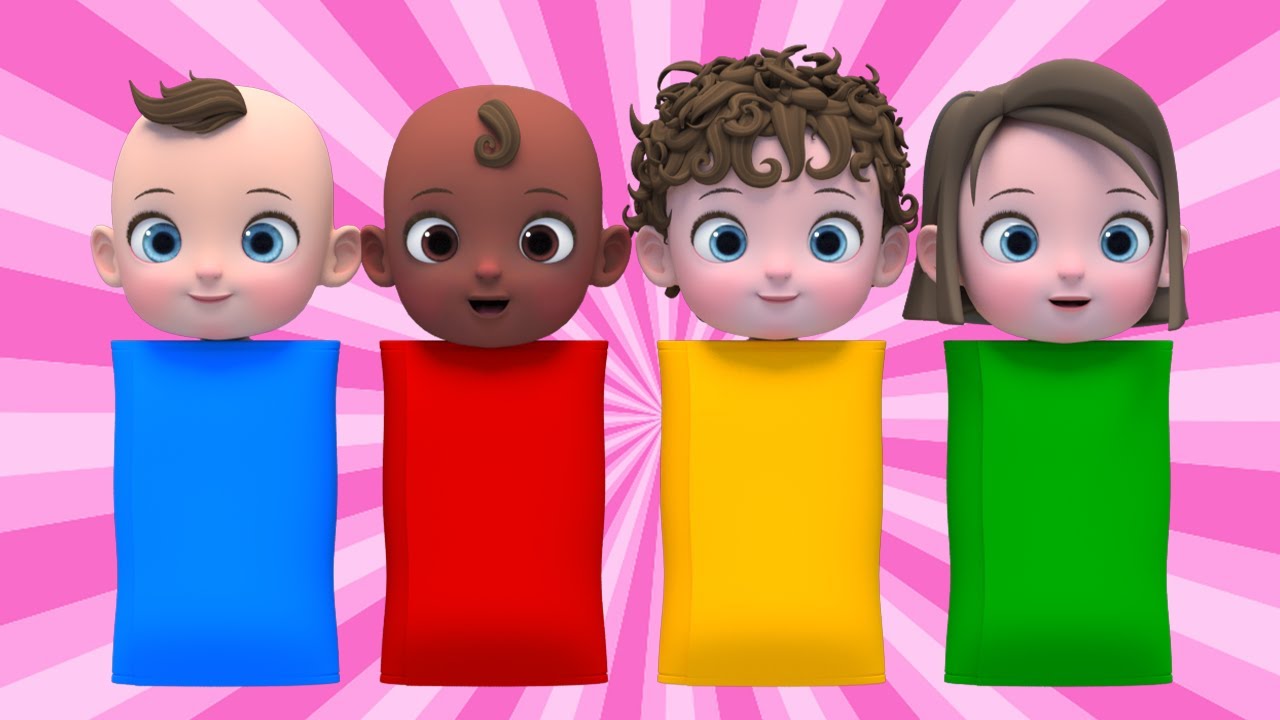 Color Finger Family | Three Little Kittens + more Nursery Rhymes & Kids ...