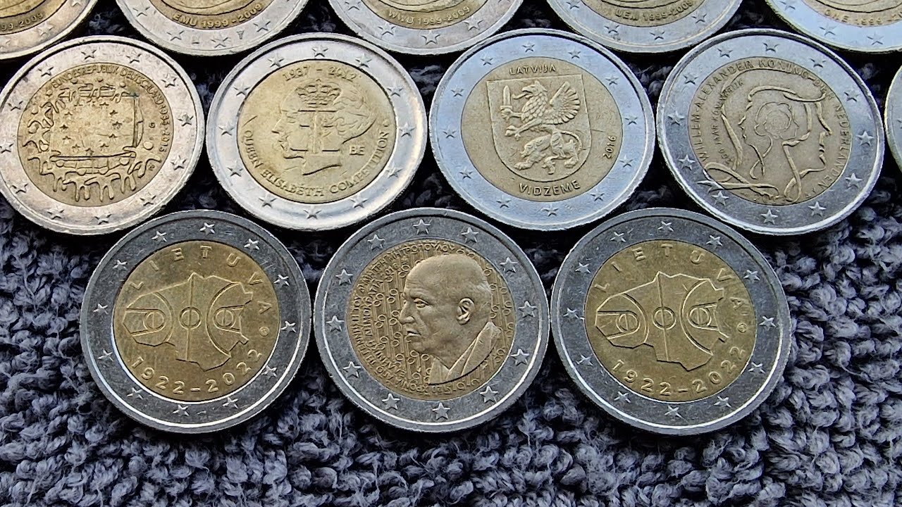 2000€ 2 euro collectable coins. RARE !! Found & Saved. Mint & Price ...