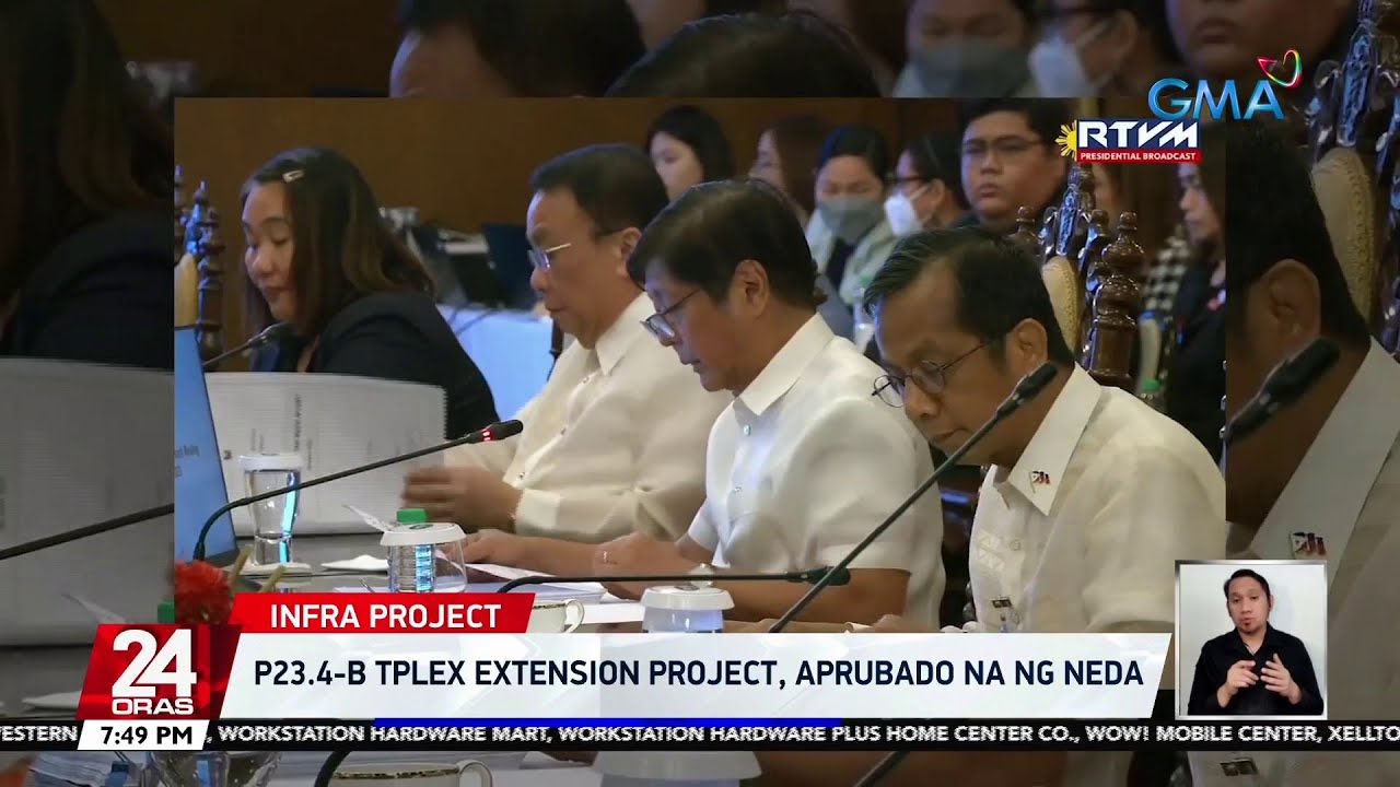 P23.4-B TPLEX extension project, aprubado na ng NEDA | 24 Oras - YouTube