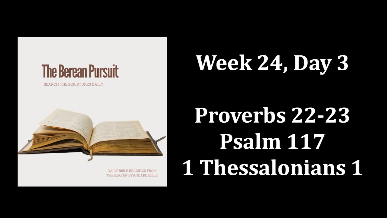 Week 24, Day 3: Daily Bible Reading (BSB) - YouTube