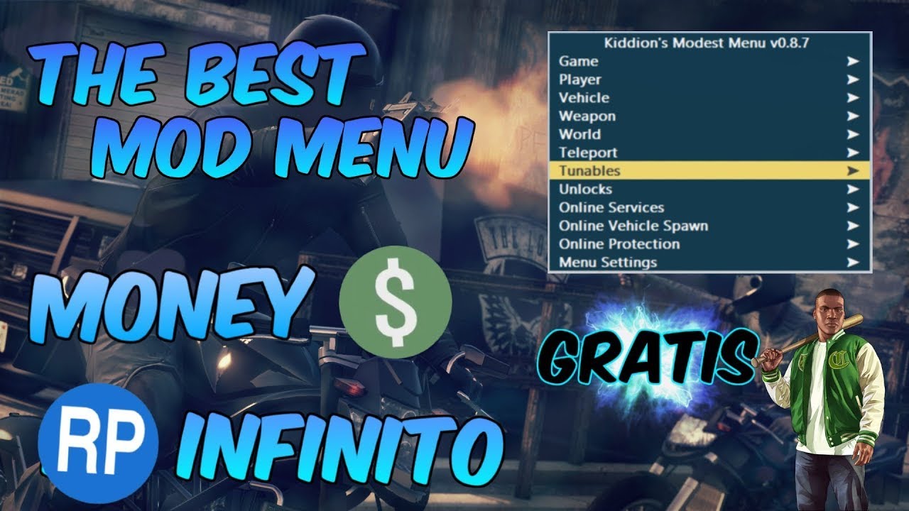 MOD MENU KIDDIONS V 0.8.7- COMO DESCARGAR E INSTALAR MOD MENU EN GTA ...