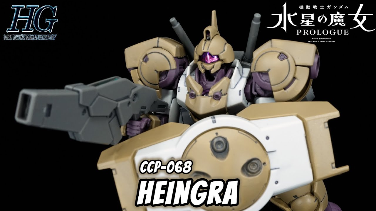 P-Bandai HG Heingra Review | Gundam - Witch from Mercury PROLOGUE - YouTube