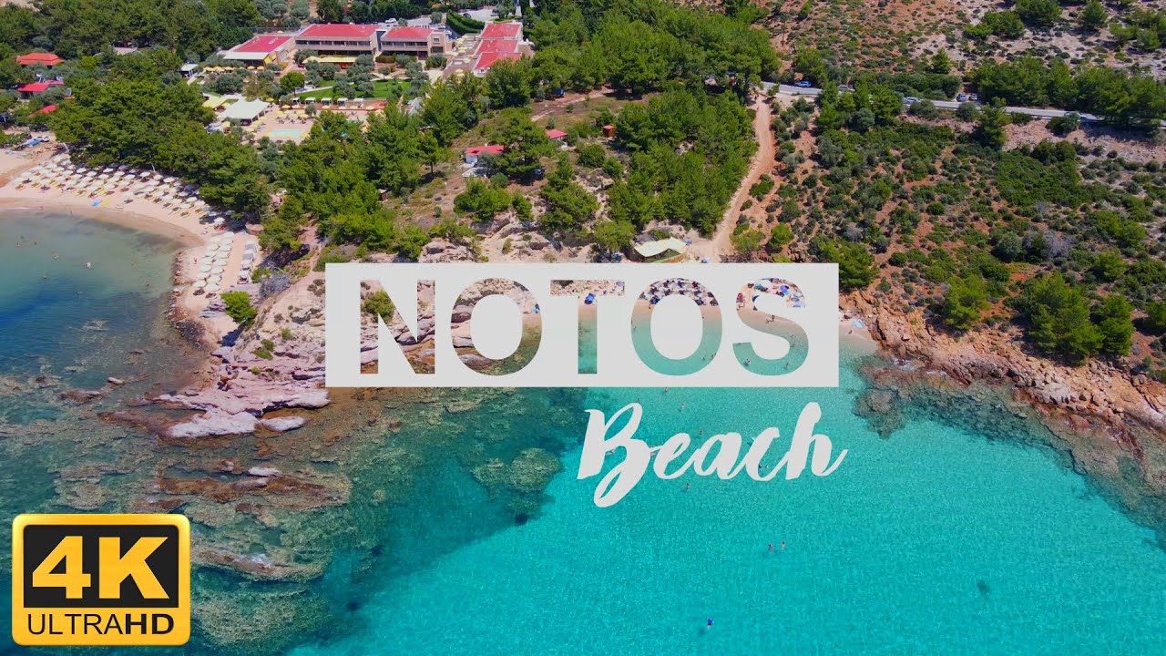 THASSOS, NOTOS beach Greece 4k - YouTube