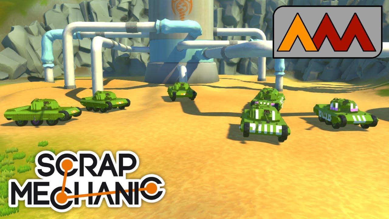 The UWU Invasion... | Scrap Mechanic Tank Battles - YouTube