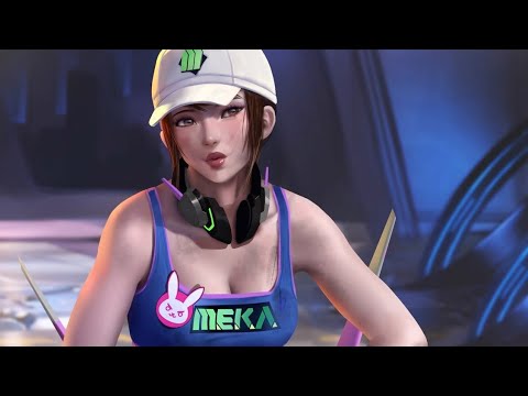 story wa d,va lv3 toaster viral mega girls 😍animation overwatch - YouTube