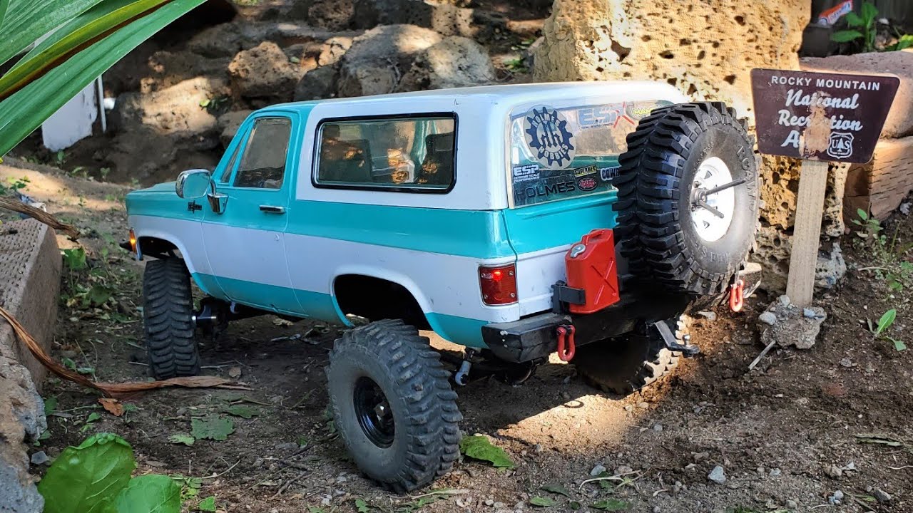 ESP RC | RC4WD CHEVY BLAZER ON K44'S | HH REVOLVER | BACKYARD CRAWLER ...
