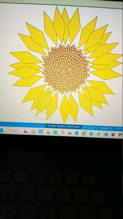 Turtle Sunflower using Python #trending #shortsvideo #explore #viral #trendingsong #technology ...