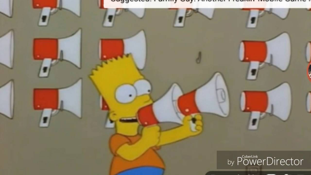 Bart Simpson Megaphone Testing - YouTube